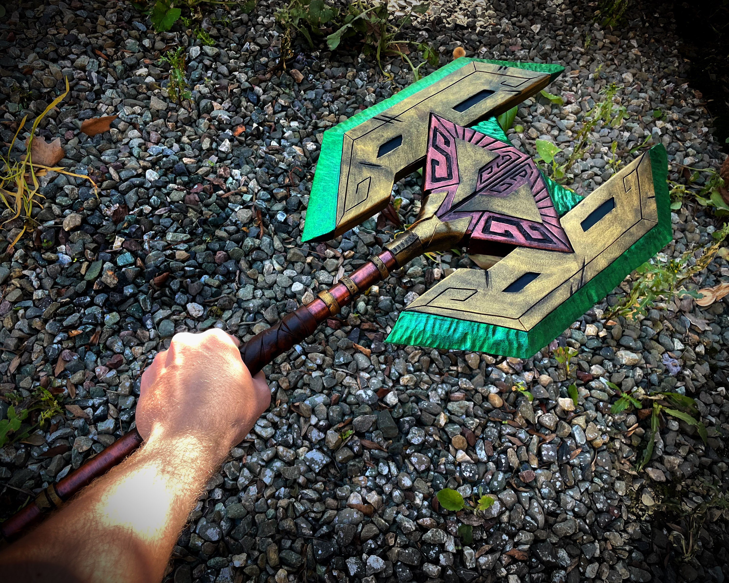 Legendary Emerald Axe EVA Foam Axe | Etsy