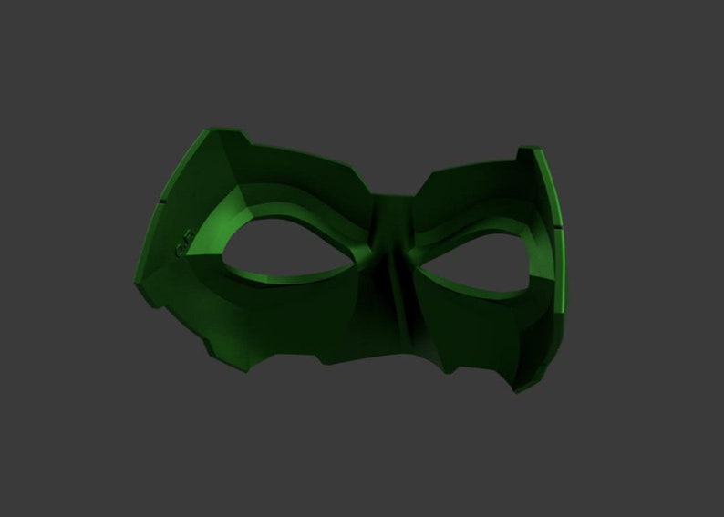 Green Lantern Mask 3D File - Etsy