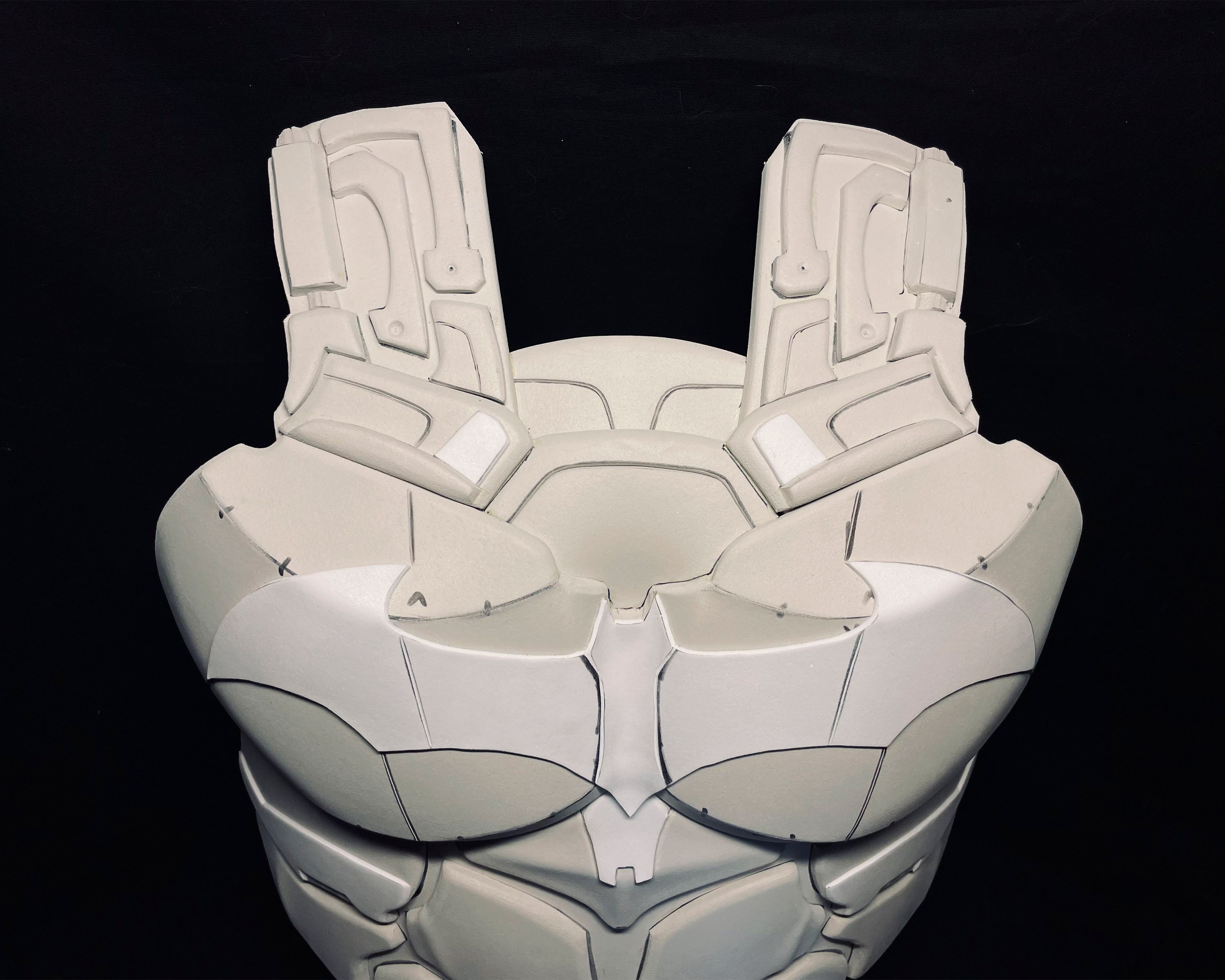 Arkham Chest Piece Foam Template - Etsy