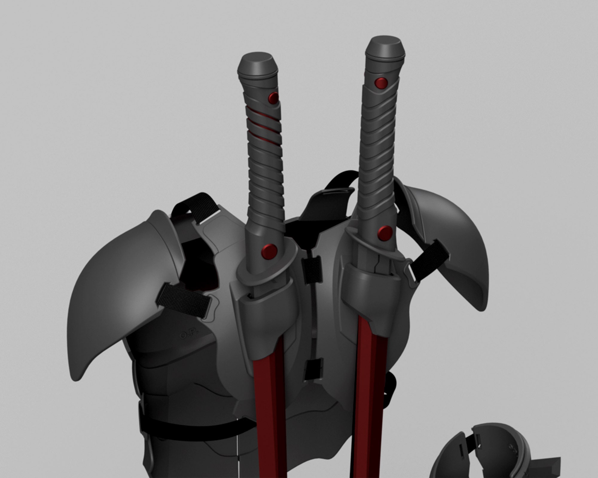 Red Ronin Armor Set 3D Files - Etsy