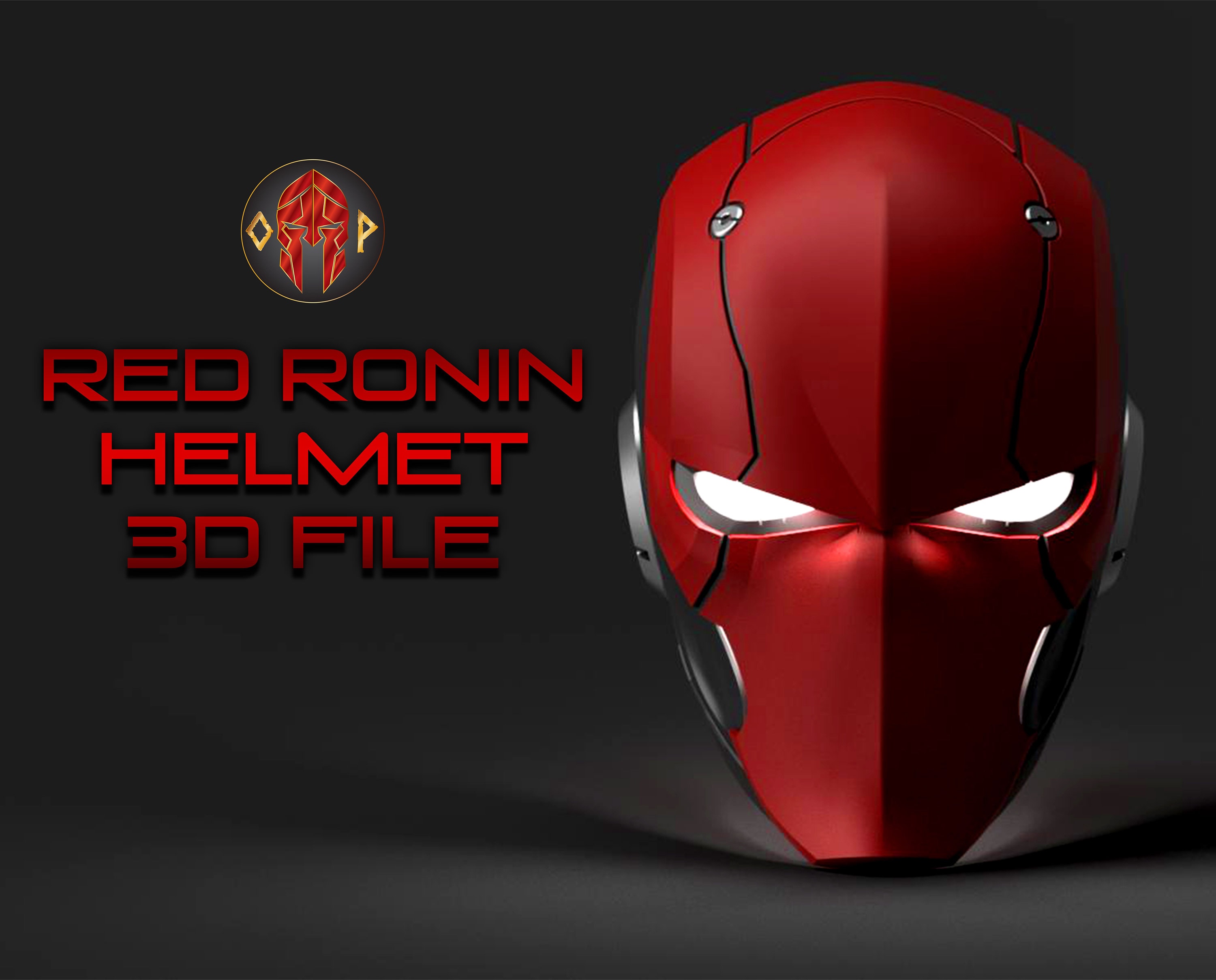 Red Ronin Helmet 3D File - Etsy