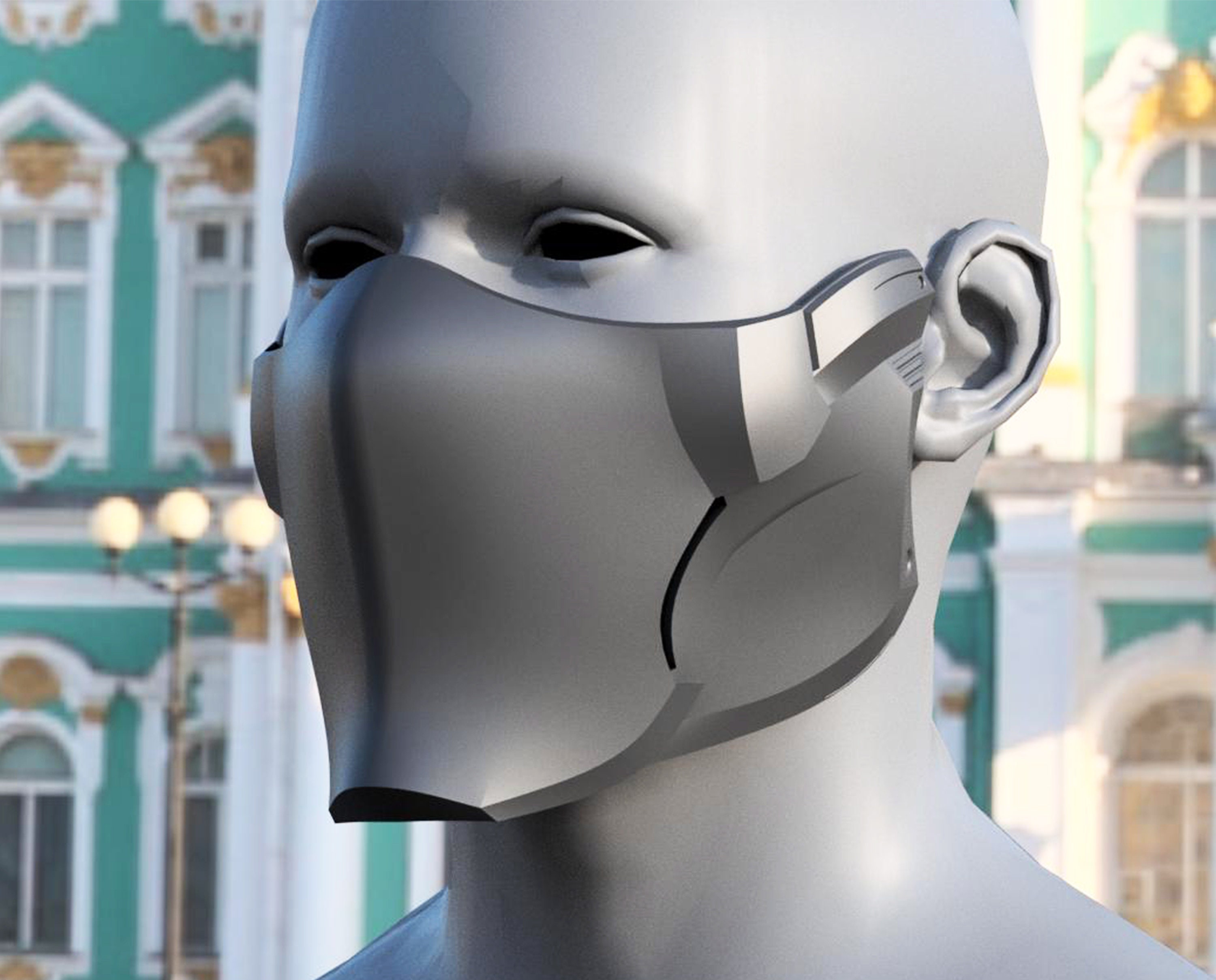 Ronin Face Mask 3D File - Etsy