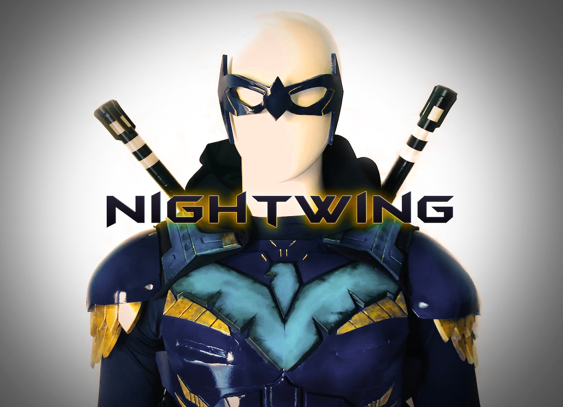 Classic Nightwing Foam Template | Etsy Australia