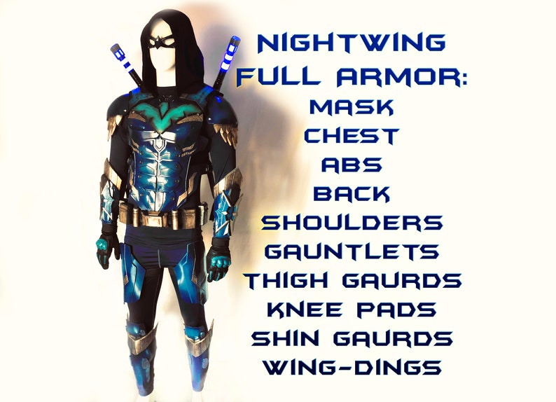 Classic Nightwing Foam Template - Etsy