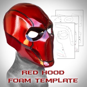 Red Hood Helmet Foam Template - Etsy