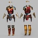 Red Ronin Armor Set 3D Files - Etsy