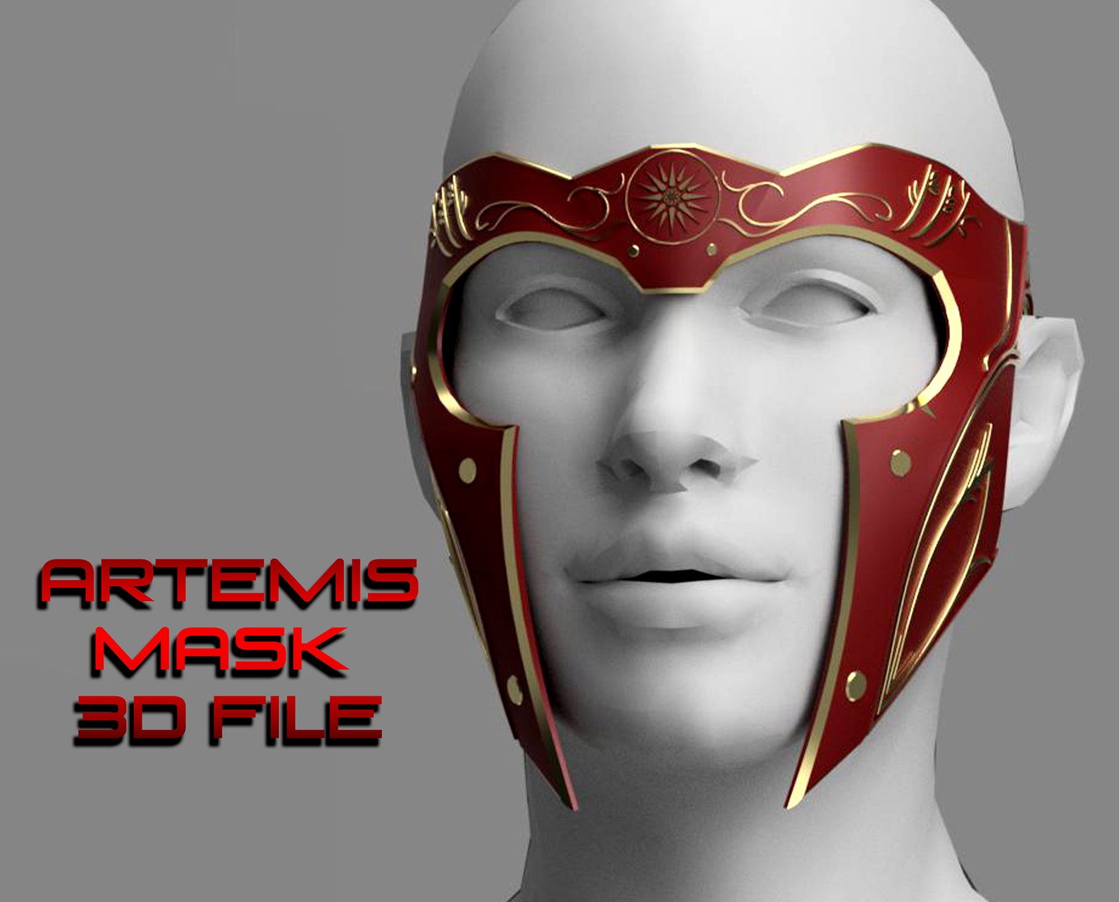 Artemis Mask 3D File - Etsy