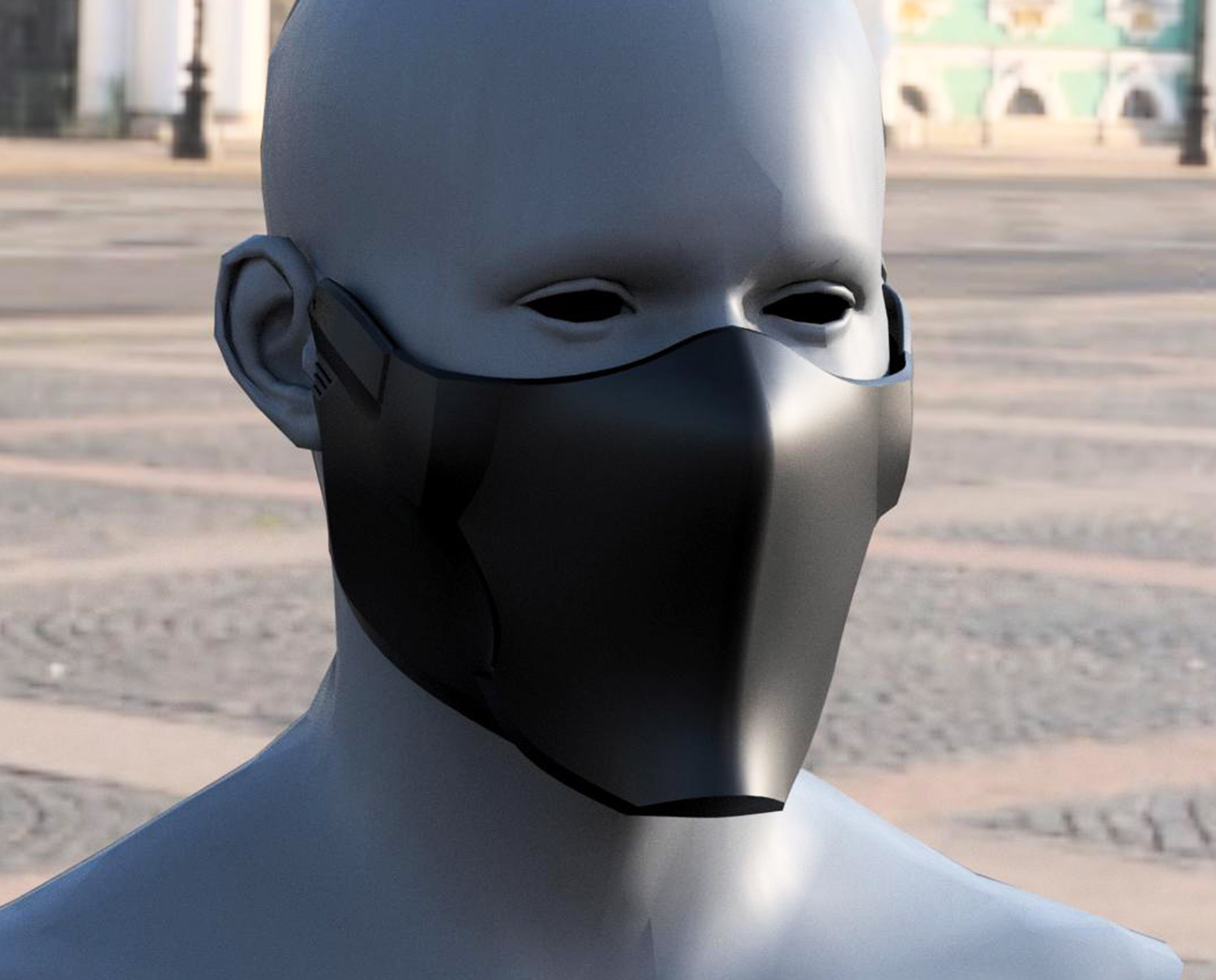 Ronin Face Mask 3D File - Etsy UK