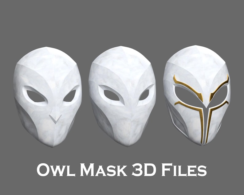 Cult of Owls Mask 3D File - Etsy