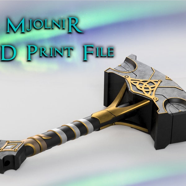 Mjolnir 3d Print - Etsy
