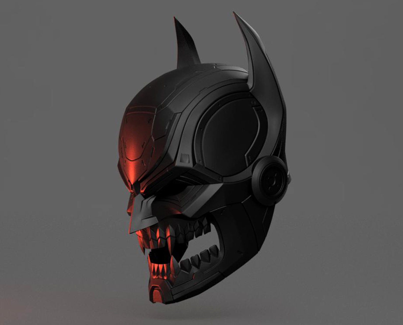 Vampire Bat Helmet 3D File - Etsy