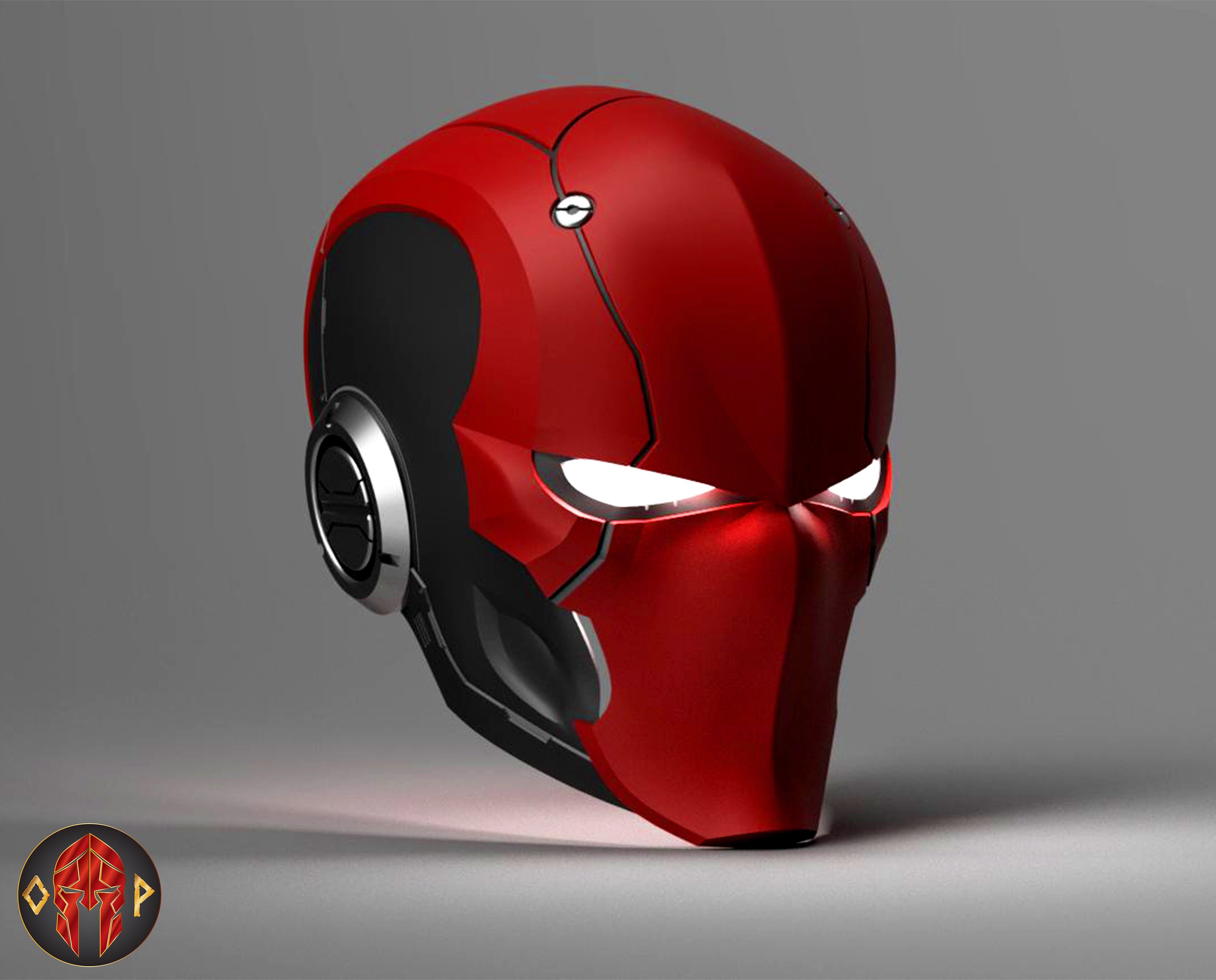 Red Ronin Helmet 3D File - Etsy