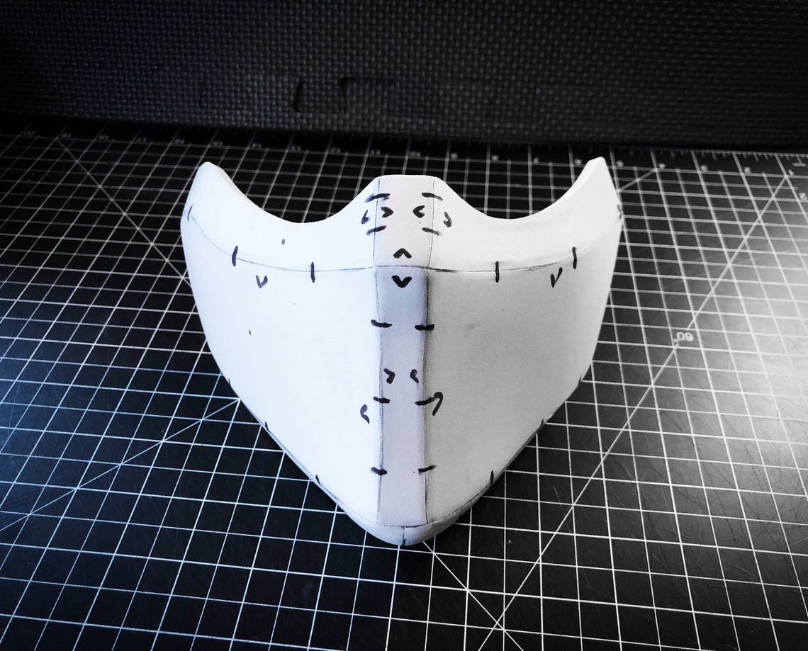 Face Mask Base Foam Template - Etsy