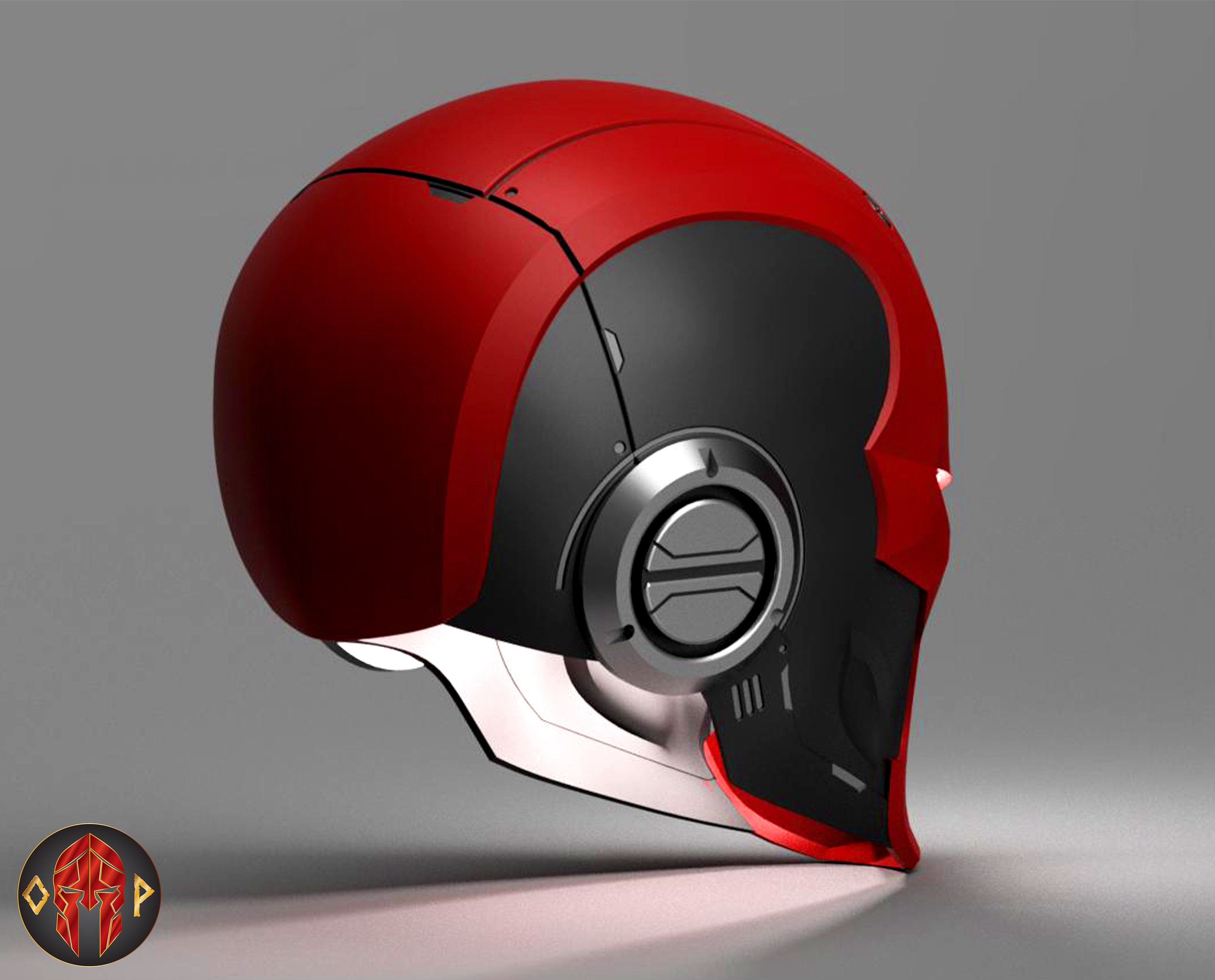 Red Ronin Helmet 3D File - Etsy