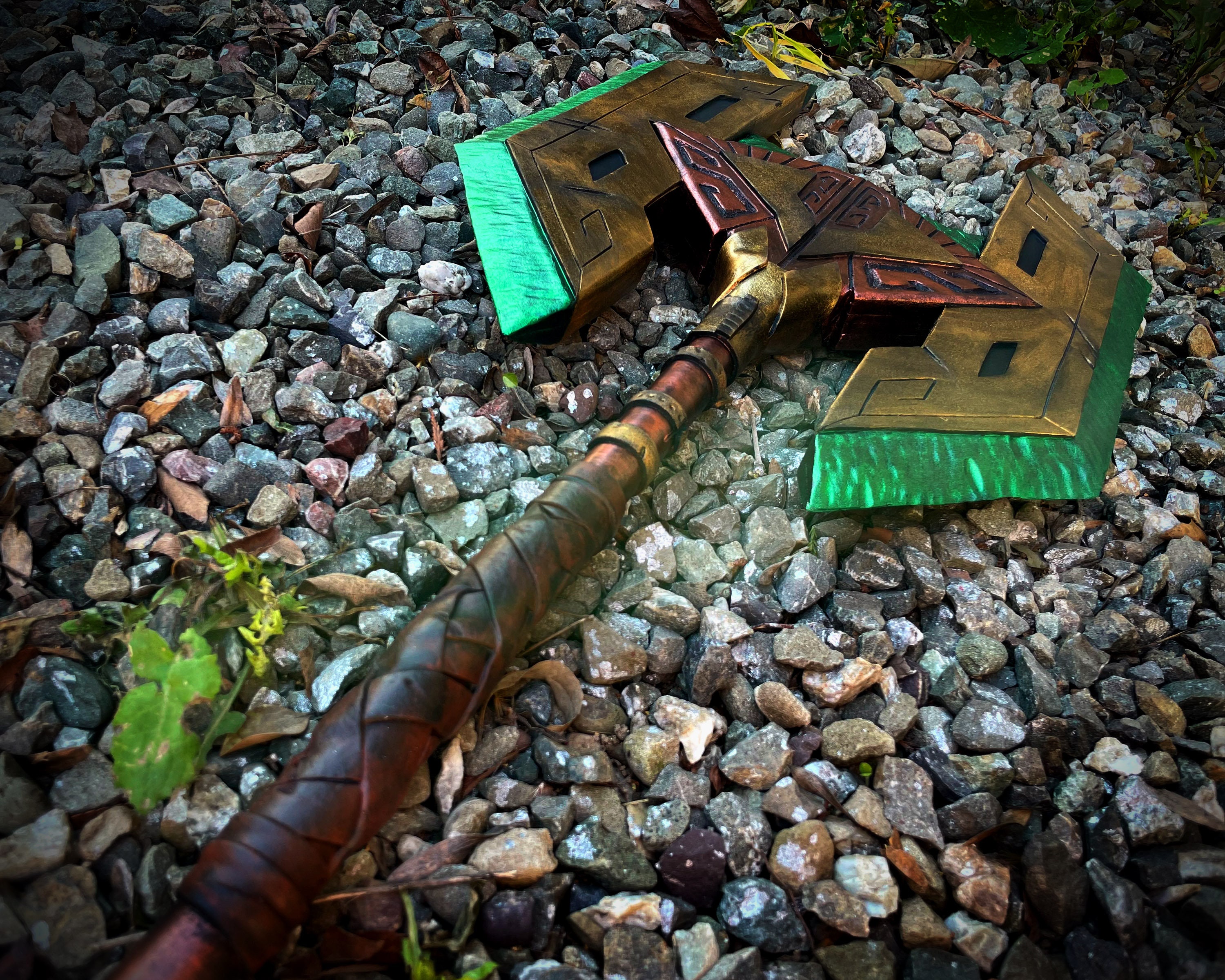 Legendary Emerald Axe EVA Foam Axe | Etsy