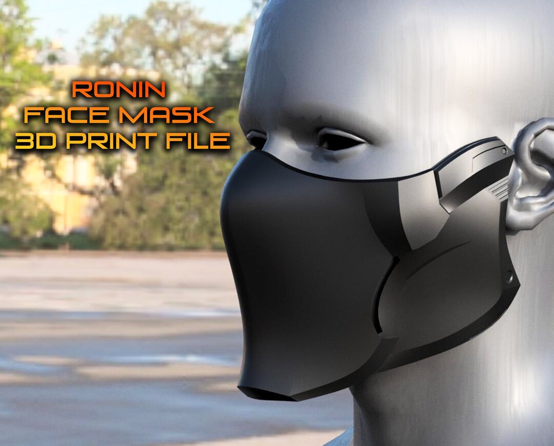 Ronin Face Mask 3D File - Etsy