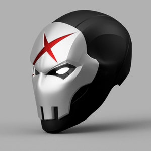 Red X Helmet 3D File - Etsy