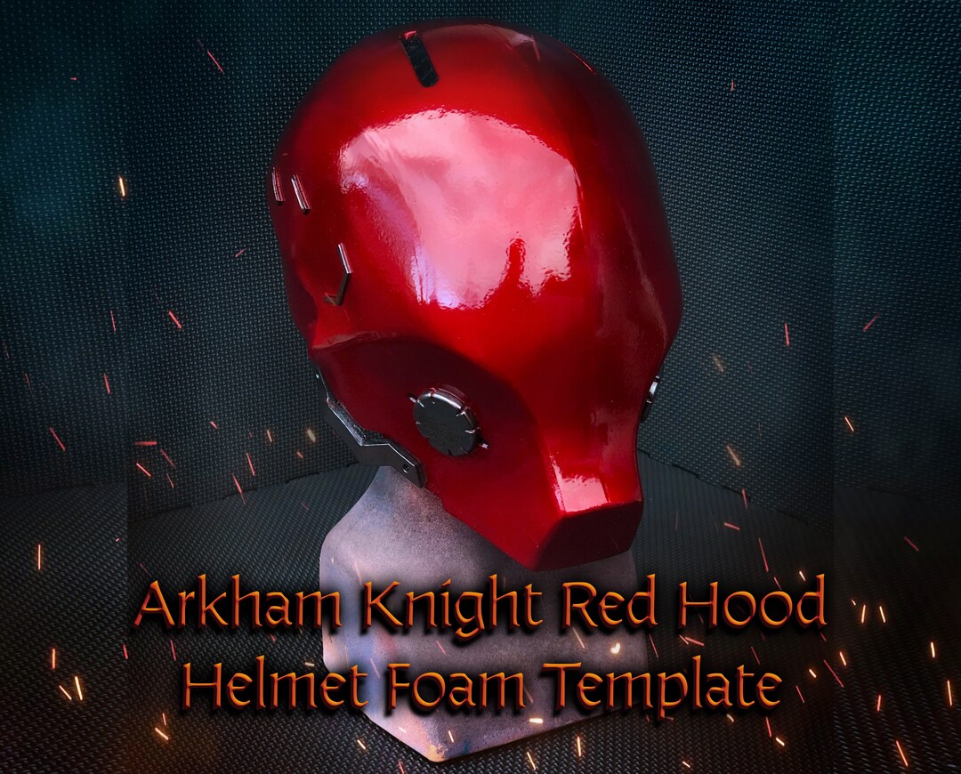 Arkham Knight Red Hood Helmet Foam Template - Etsy