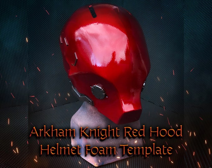 Red Hood Arkham Knight Helmet Mask Jason Todd Halloween Costume Props ...