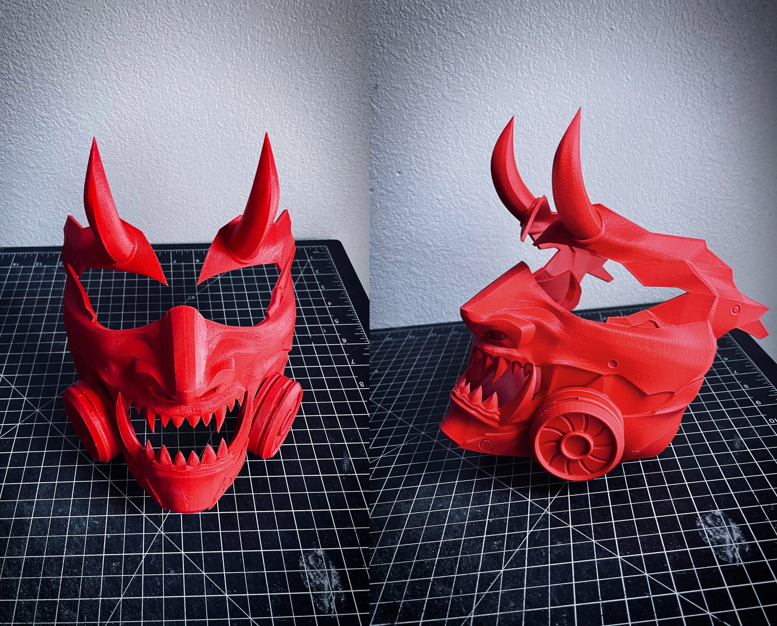 The Dragon Oni Mask 3D File - Etsy Hong Kong
