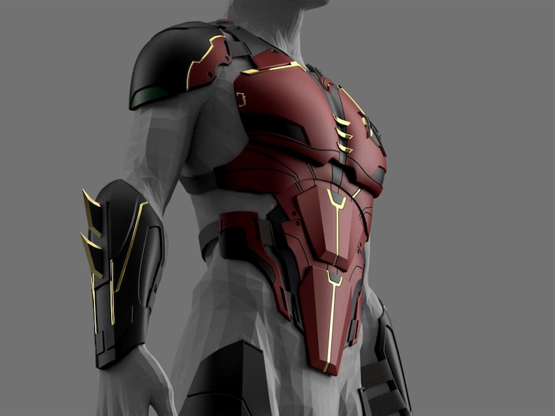 Shadow Armor 3D File - Etsy