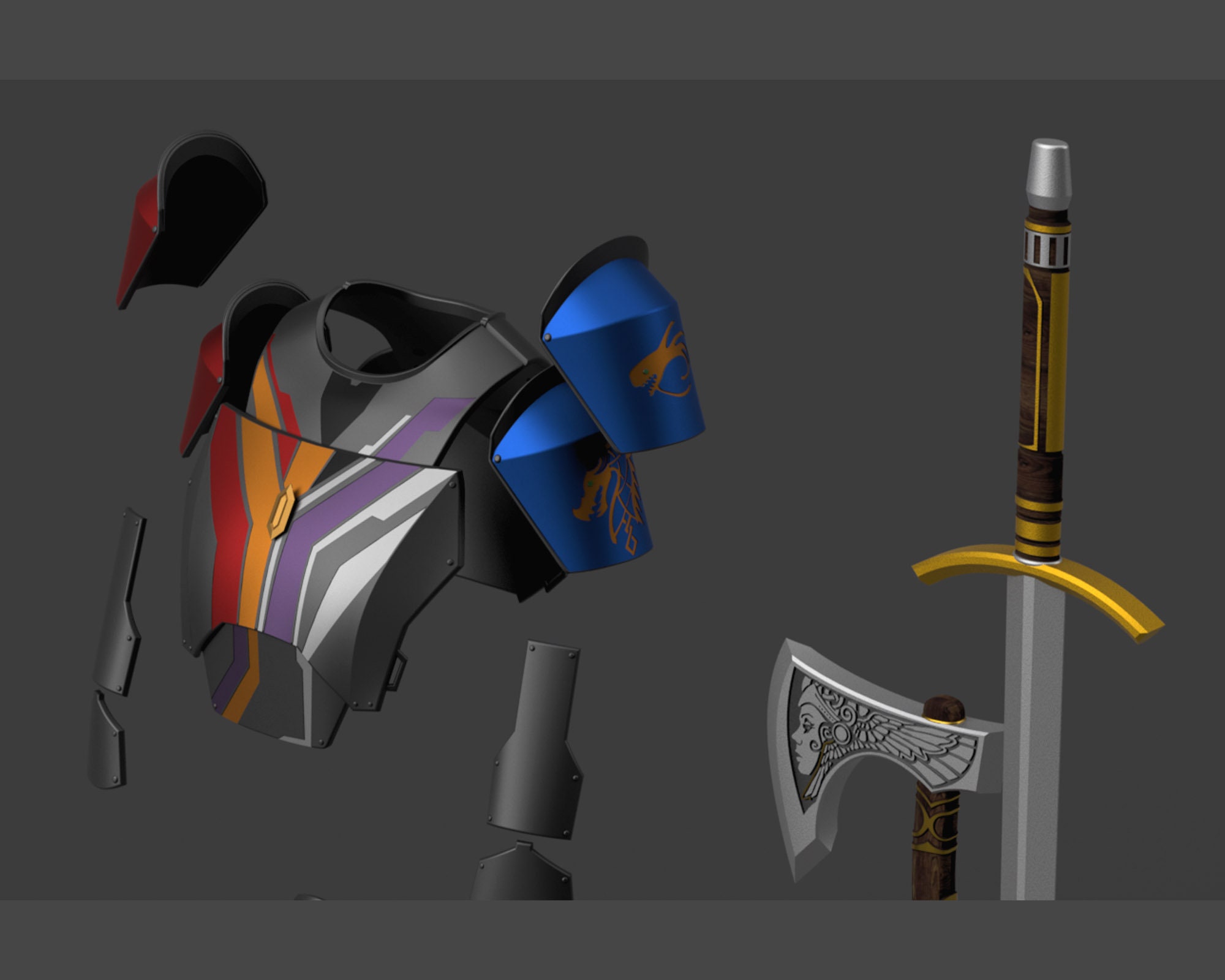 Sabine Wren Valkyrie Armor Pack 3D Files - Etsy