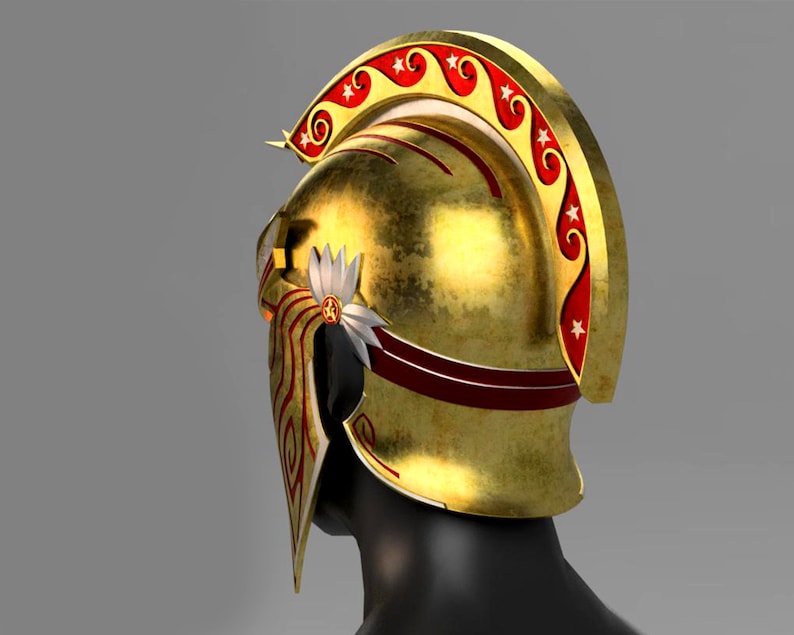 Athena Helmet 3D File - Etsy