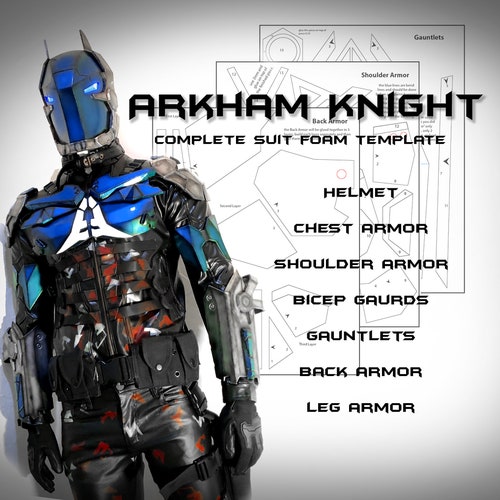 Ark.ham Knight Foam Helmet Template - Etsy