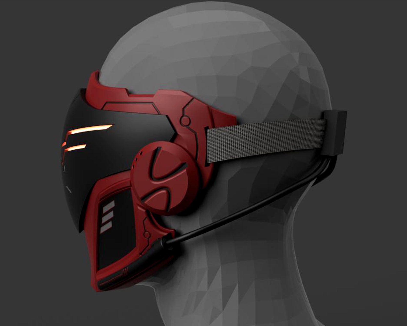 Cyberpunk Mask 3D File - Etsy