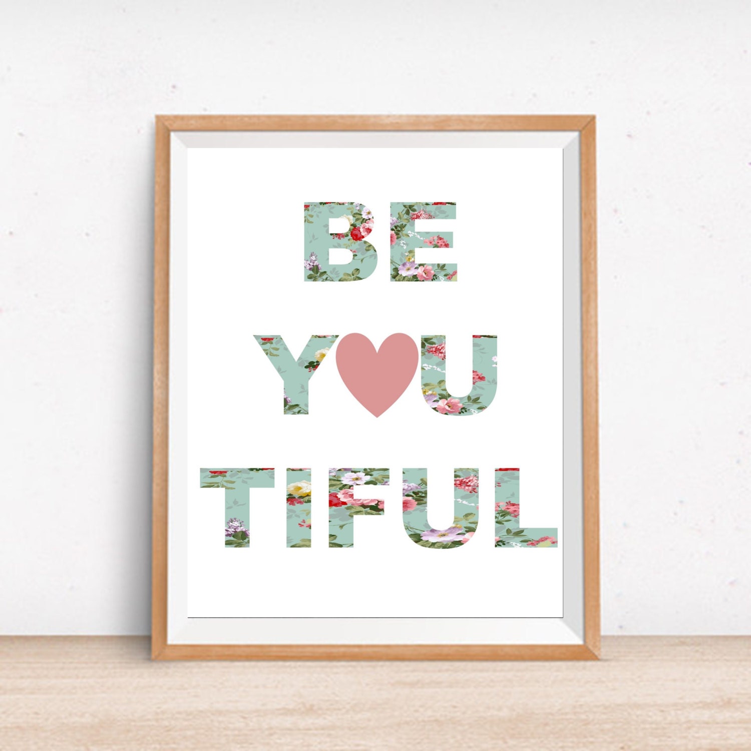 Be You Tiful Print Beautiful Print Be-you-tiful Vintage - Etsy