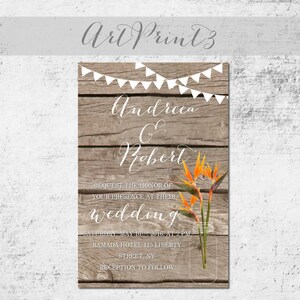 Printable Wedding Invitations Rustic Wedding Invite Suite - Etsy