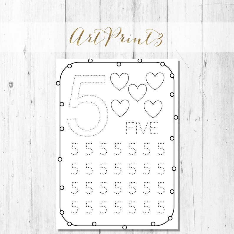 Numbers Coloring Pages, Learning Number Activity, Coloring Book ...