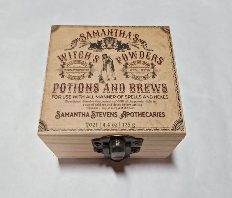 Samantha's Witches Powder, Small Gift Box, Gag Gift - Etsy