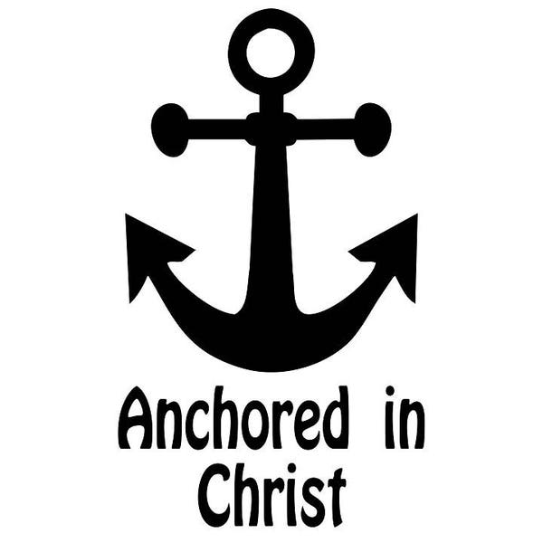 Anchored in Christ - Etsy