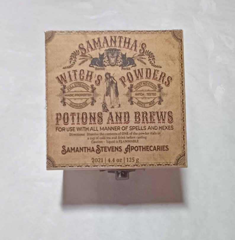 Samantha's Witches Powder, Small Gift Box, Gag Gift - Etsy