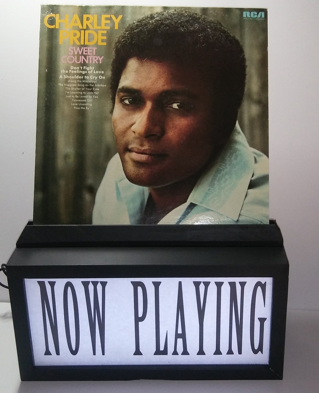 LED Now Playing Record Display - Etsy