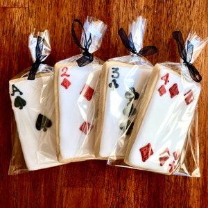 Playing Card Cookies Deck of Cards Bridge Solitaire Poker Rummy Black ...