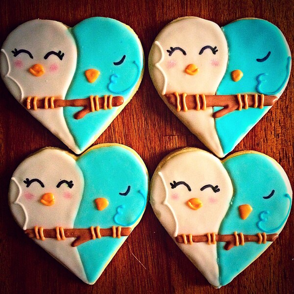 Bird Cookies - Etsy