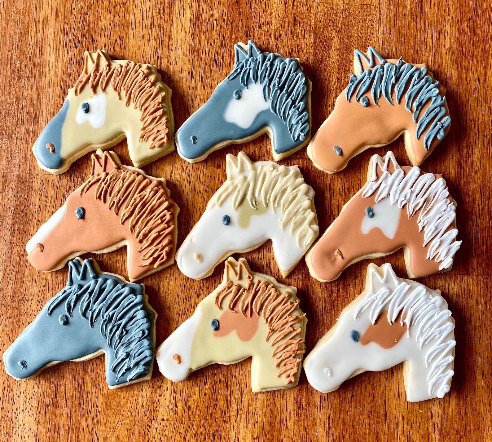 Horse Head Cookies one Dozen Equinest Jockey Racehorse - Etsy