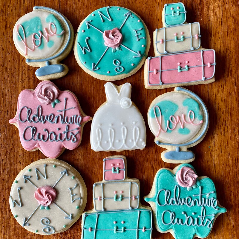 Travel Cookies - Etsy