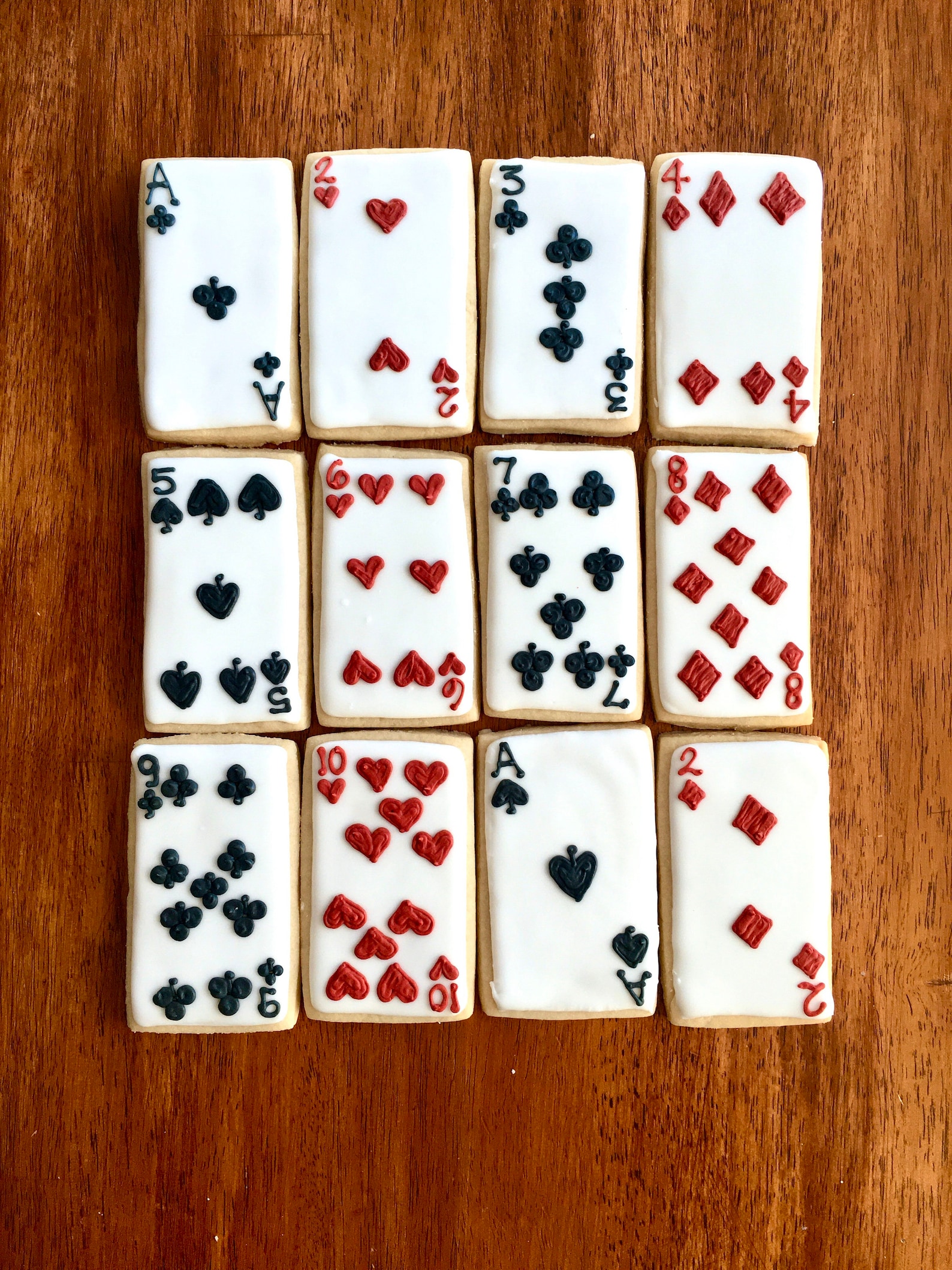 Playing Card Cookies Deck of Cards Bridge Solitaire Poker | Etsy
