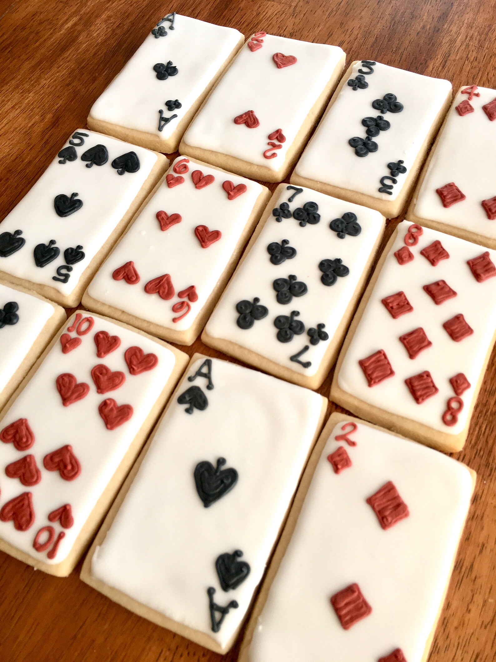 Playing Card Cookies Deck of Cards Bridge Solitaire Poker | Etsy