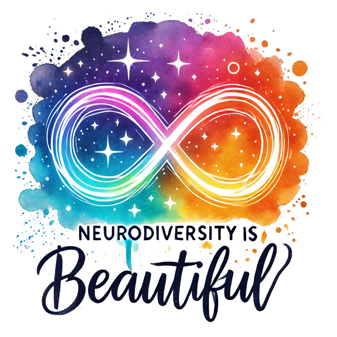 Neurodiversity is Beautiful Digital PNG File, Inclusivity Png Instant ...