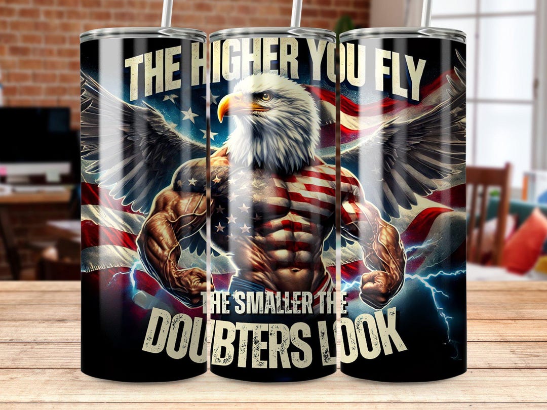 Sigma Male Eagle Digital Tumbler Wrap, 20 Oz. Tumbler Sublimation Png ...