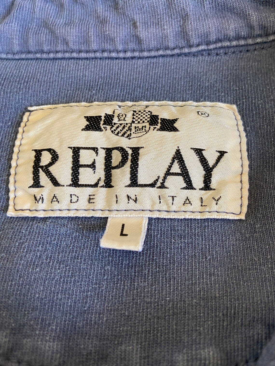Vintage Replay Italy LS Shirt - Etsy