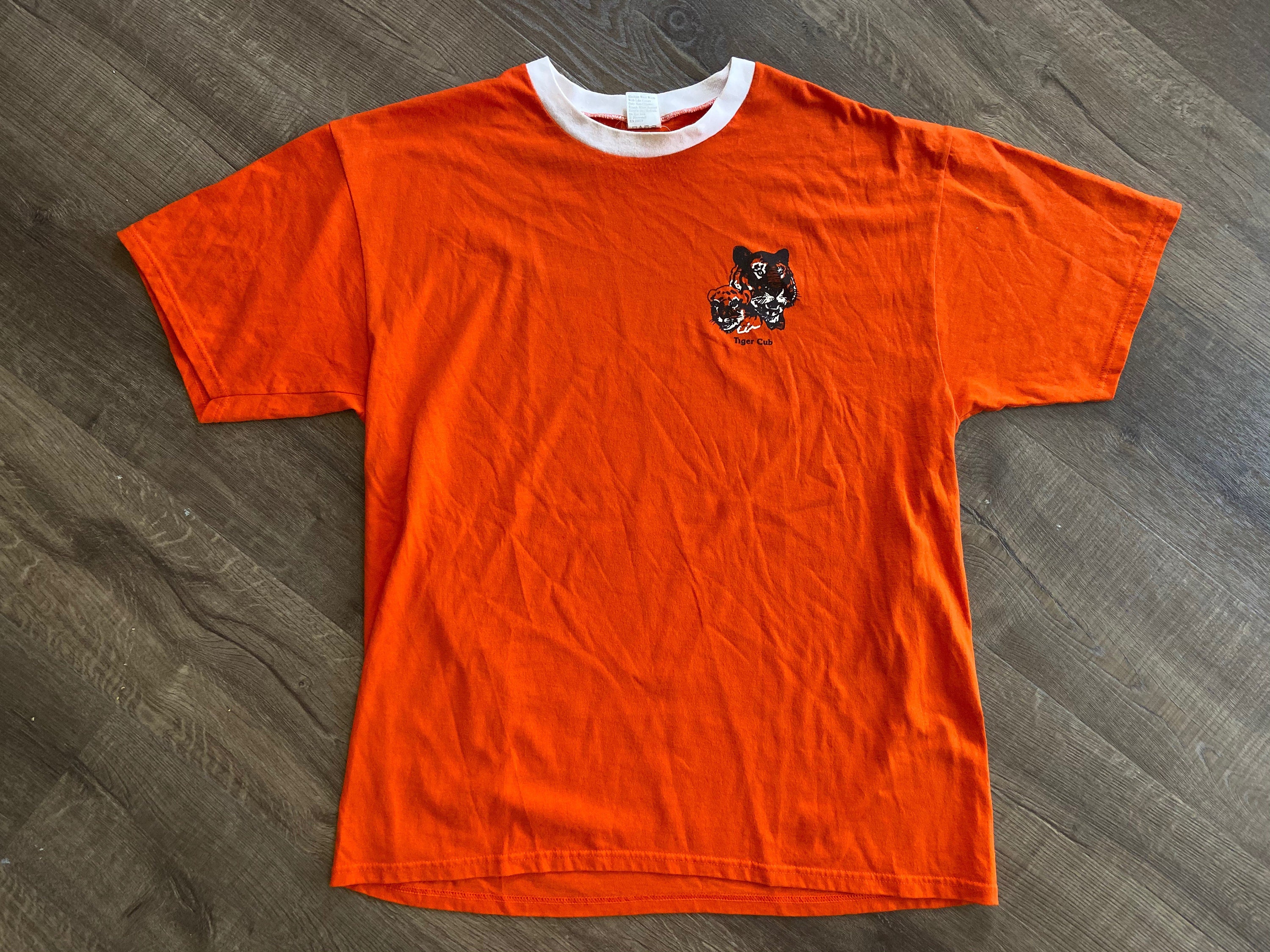 Vintage USA Scouts Tiger Cub Orange Shirt - Etsy Denmark