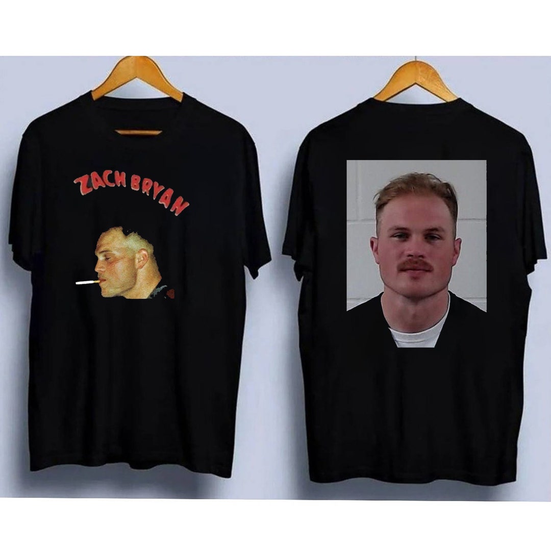 Zach Bryan Zach Bryan Mugshot Shirt Zach Bryan Shirt Zach - Etsy