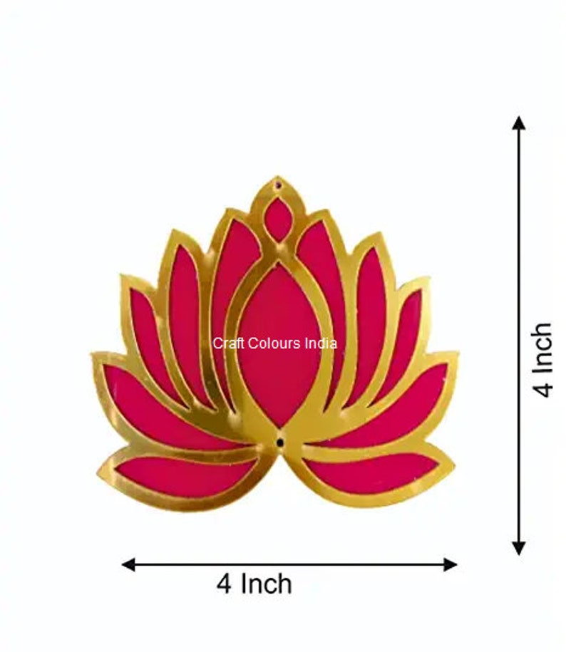 10 Pc Lotus Flower Cutout Lotus Cut-out DIY Rangoli - Etsy