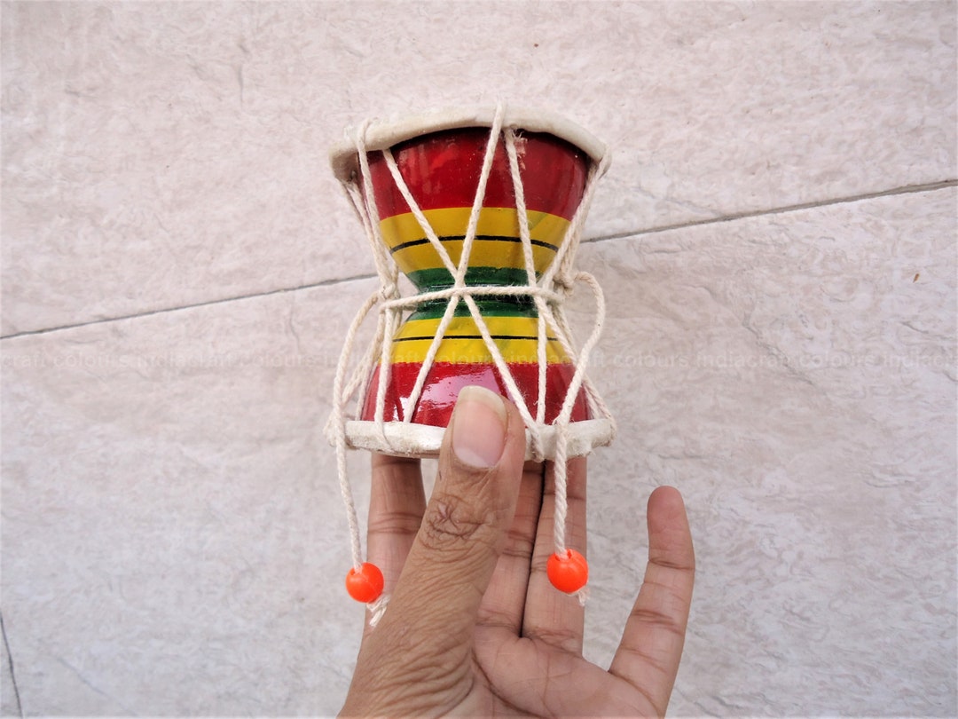 Lord Shiva's Damru Musical Instrument, Indian Souvenir Gifts for ...