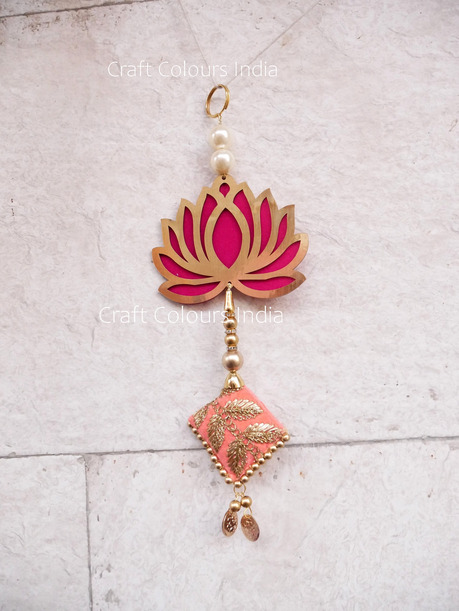 Diwali Decoration Lotus Hangings Lotus Latkans - Etsy
